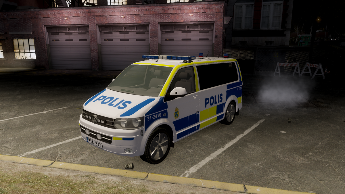 2010 Volkswagen Multivan T5 Swedish Police Edition! - Modding Forum